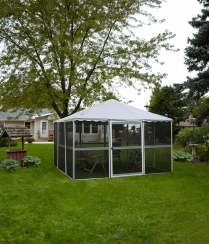 Casita Square Screenhouse - 11' 7" Free Standing Screen House