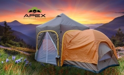 UnderCover Apex Camp Dome Modular Tent with 8' x 8' Instant Canopy