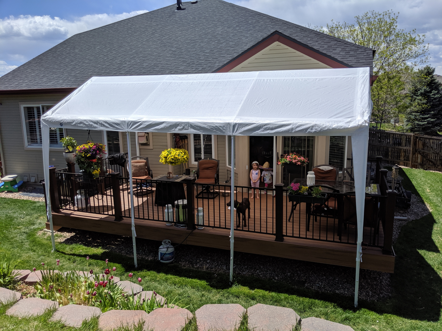 King Canopy 10 Foot x 20 Foot Hercules Enclosed Canopy Shelter with ...